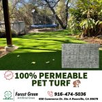 100% Permeable Pet Turf - Forest Green Artificial Grass